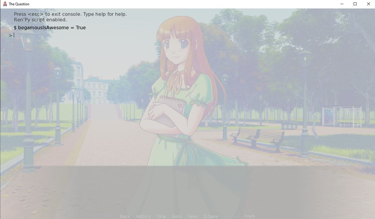 How To Open Console In Renpy